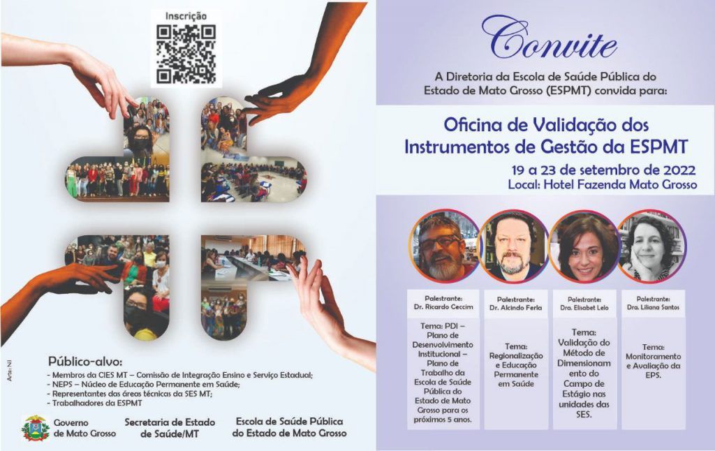 Escola de Saúde Pública de MT realiza oficina de validação dos ...